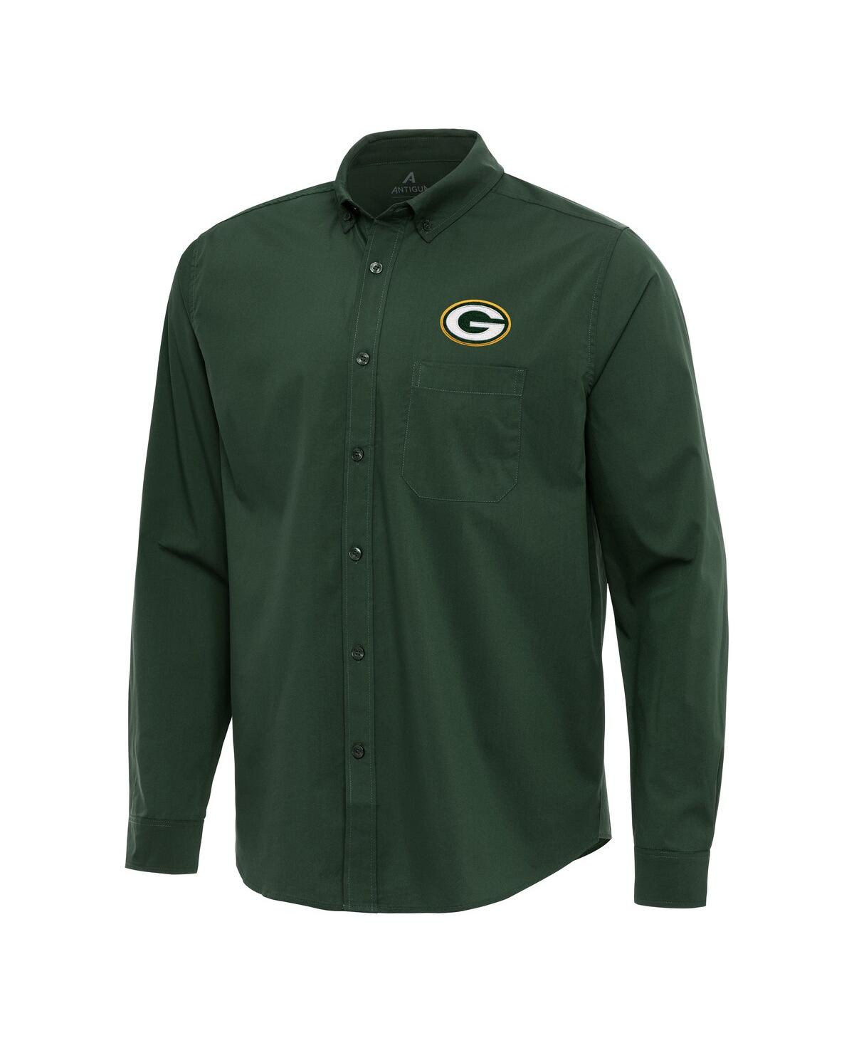 Click here for Antigua Mens Green Bay Packers Flight Woven Tri-Bl... prices