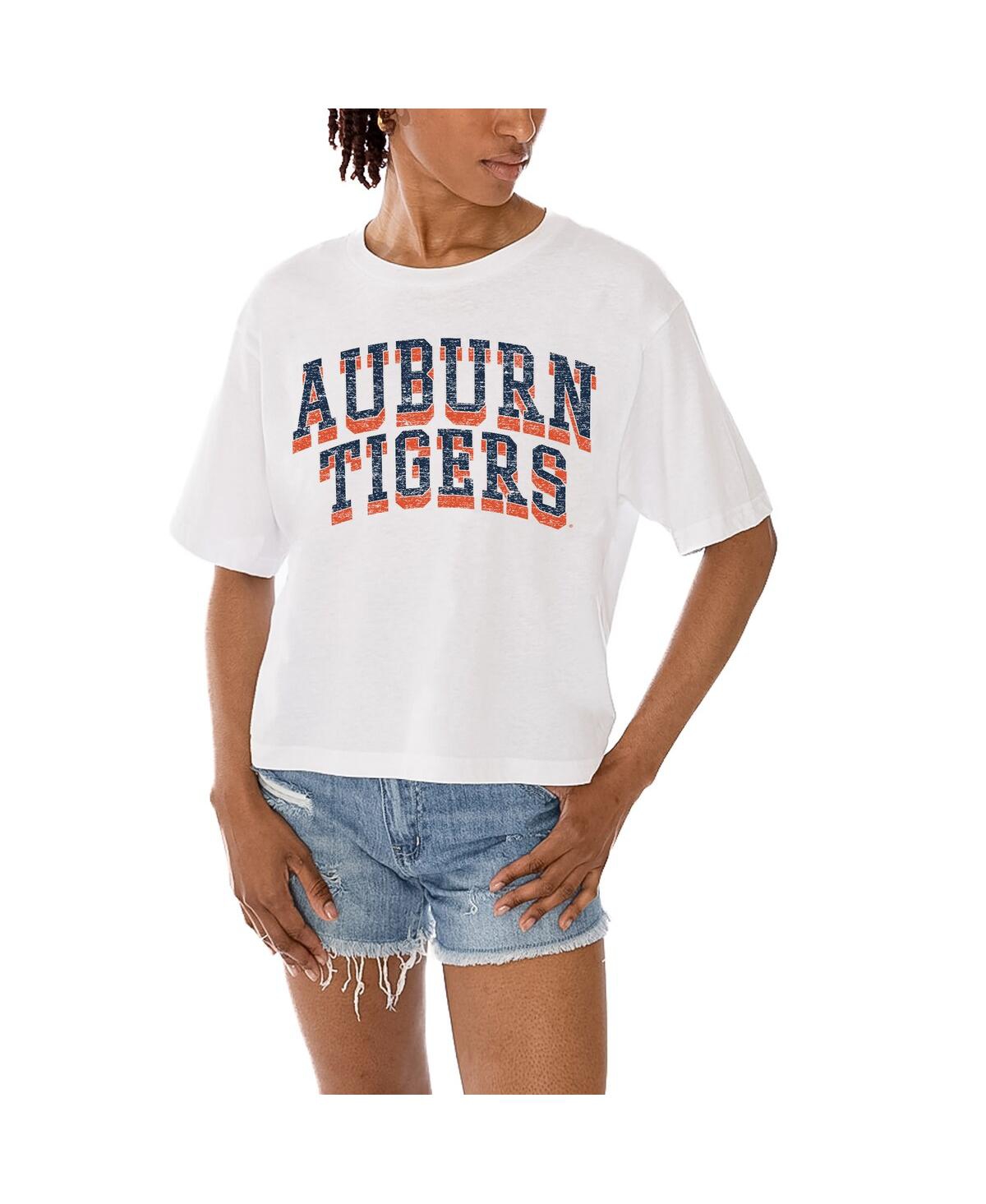 Click here for Gameday Couture Womens White Auburn Tigers Claim T... prices