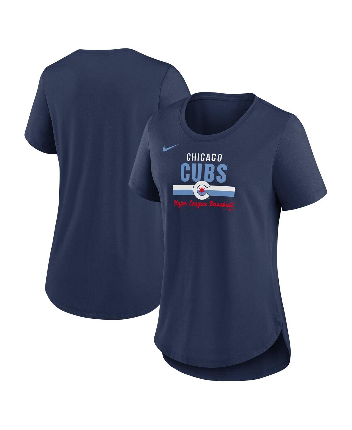 Click here for Nike Womens Navy Chicago Cubs City Connect Lockup... prices