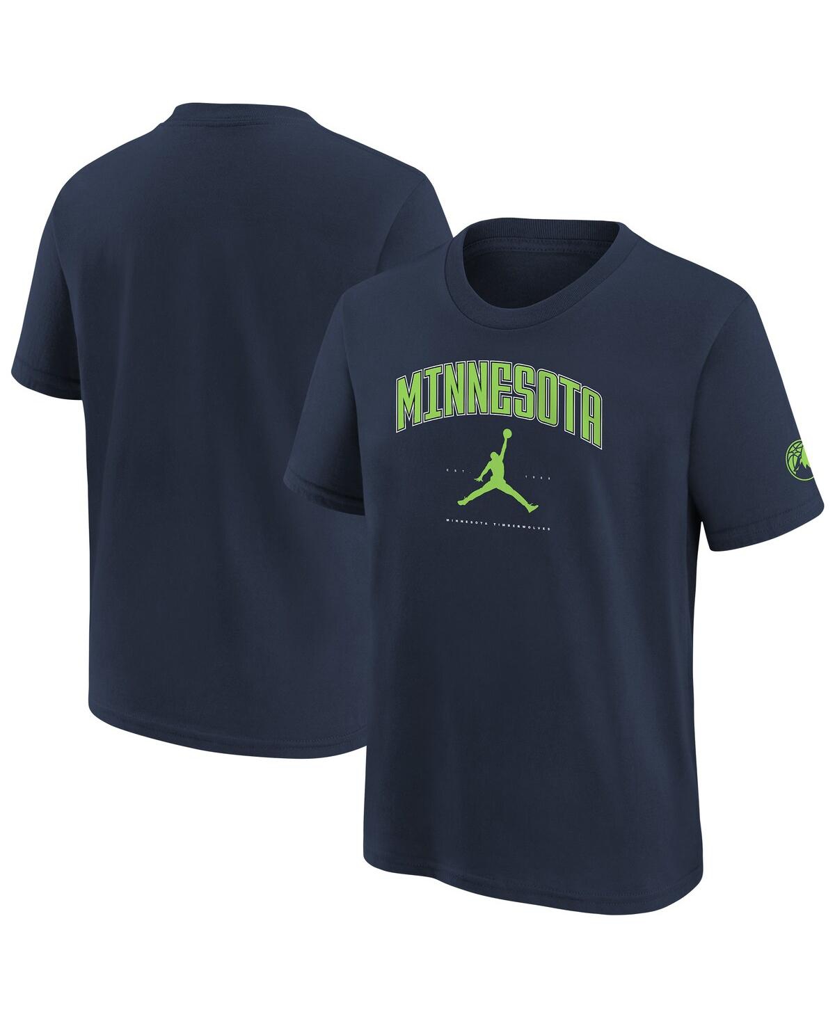 Click here for Jordan Big Boys and GirlsÂ Navy Minnesota Timberwo... prices