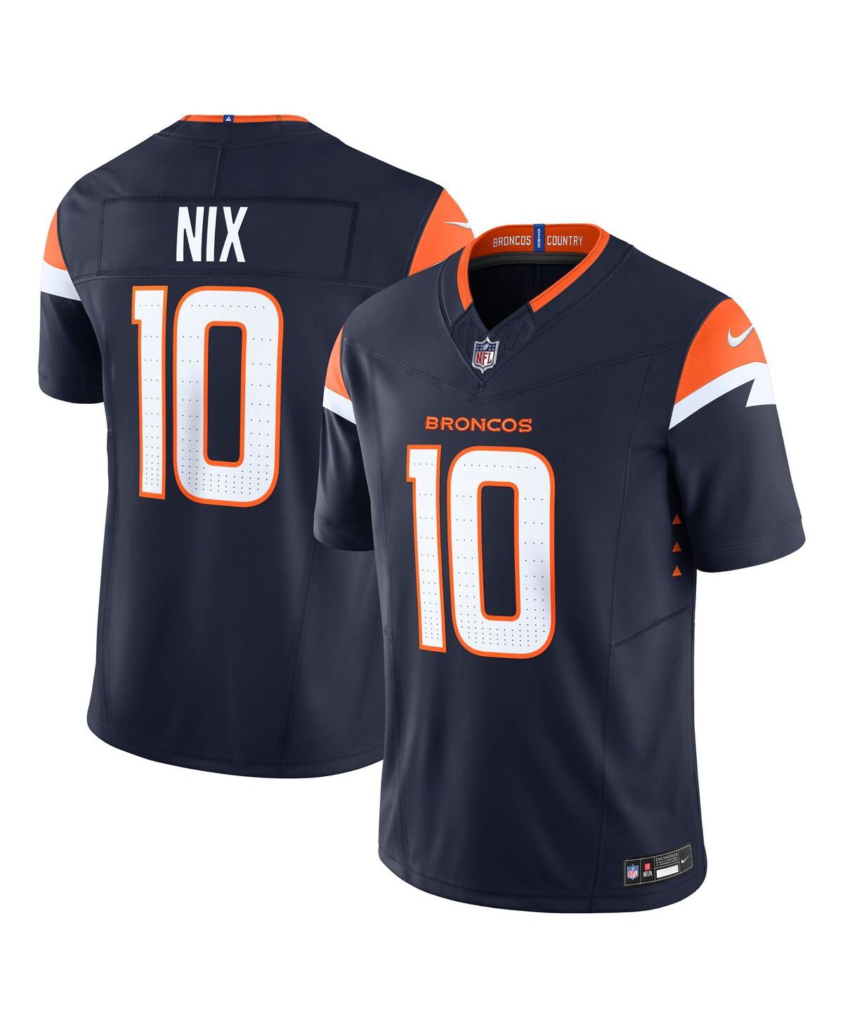 Click here for Nike Mens Bo Nix Navy Denver Broncos Alternate Vap... prices