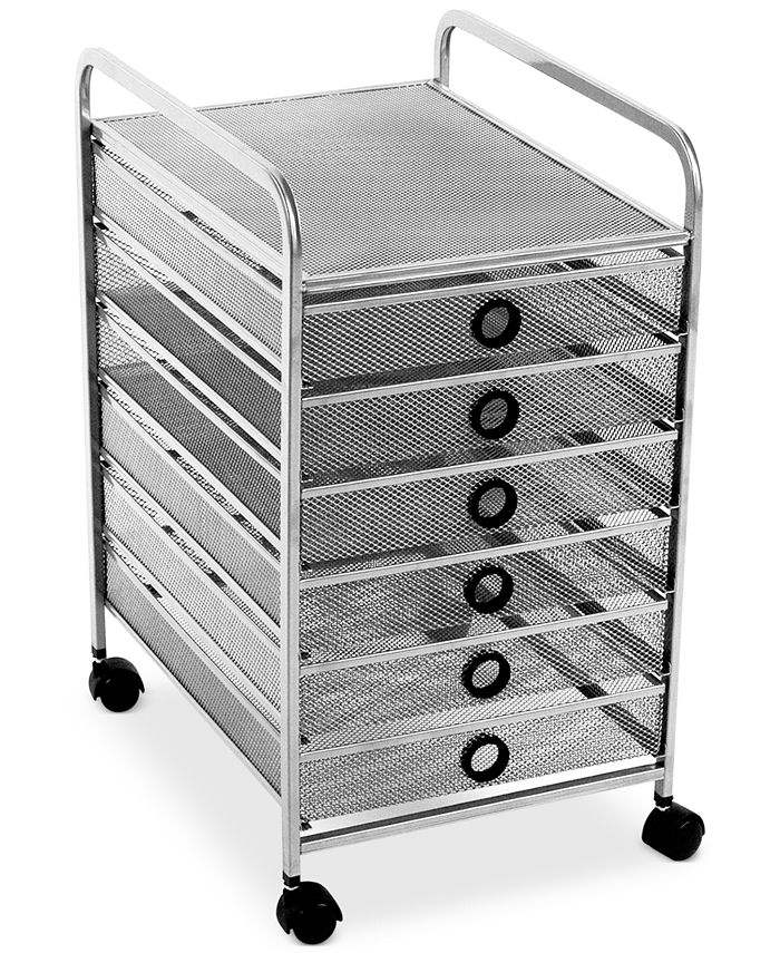 Design Ideas Digit 6-Drawer Cart - Macy's