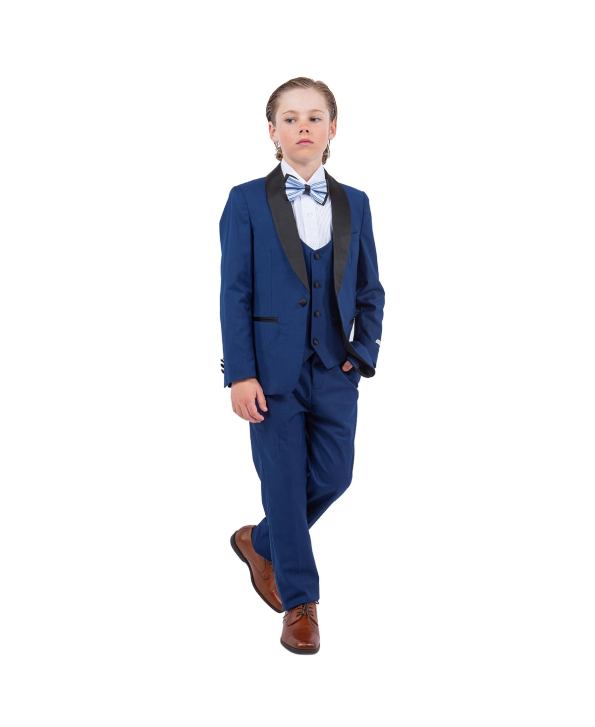 Click here for Stacy Adams Big Boys 5 Pc Tuxedos - Indigo prices