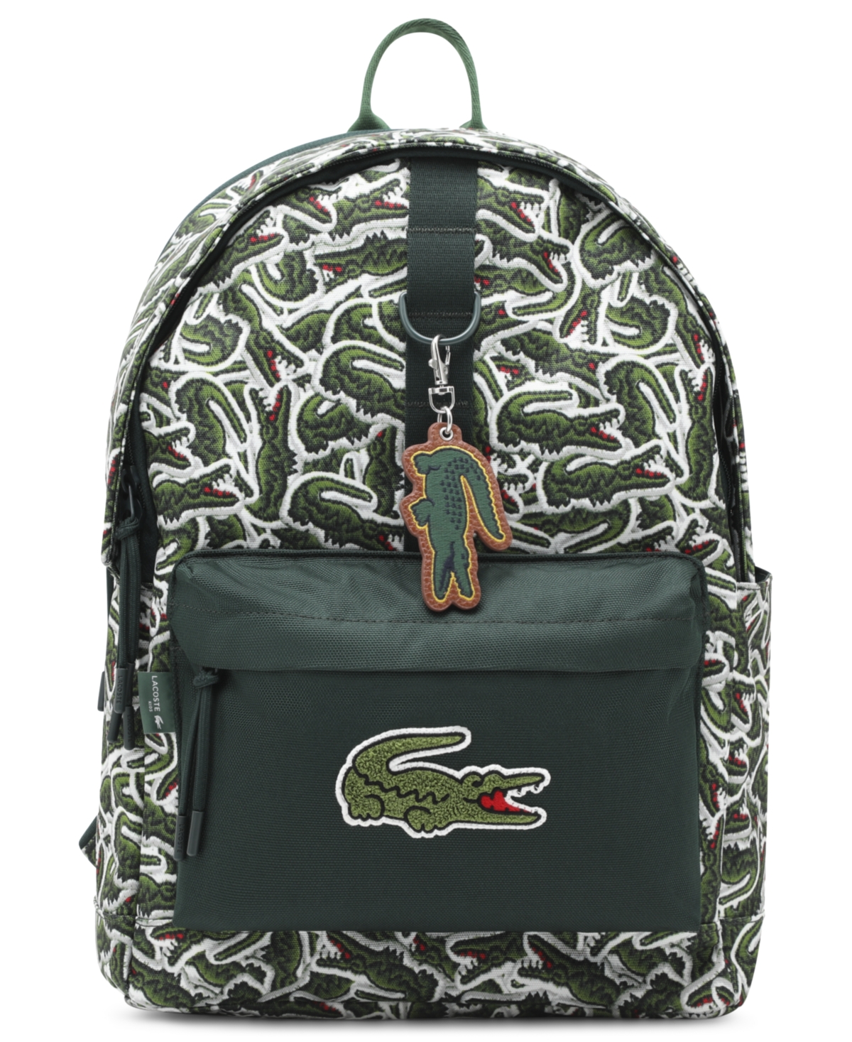 Click here for Lacoste Big Kids Core Printed Backpack - Sinople prices