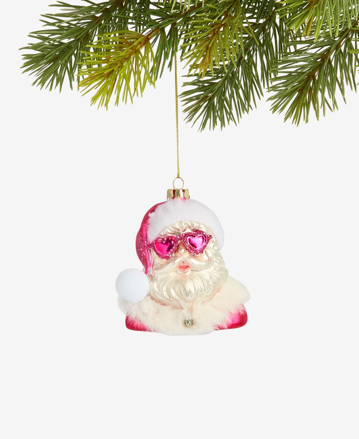 Click here for Holiday Lane Merry Magic Pink Heart Sunglasses San... prices