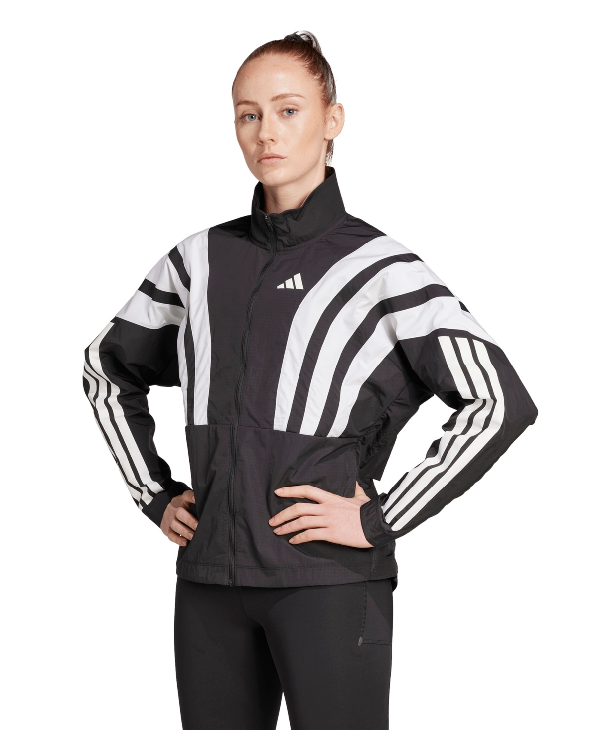 Click here for adidas Womens Zero Archive Running Jacket - Black prices