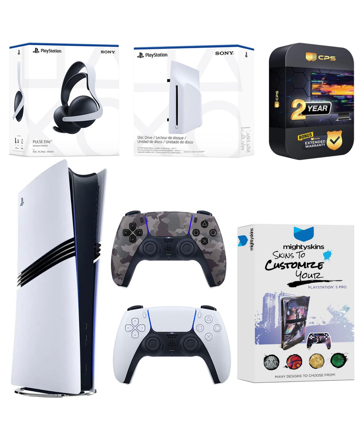 Click here for Sony PlayStation 5 Pro Digital Bundle with Disc Dr... prices