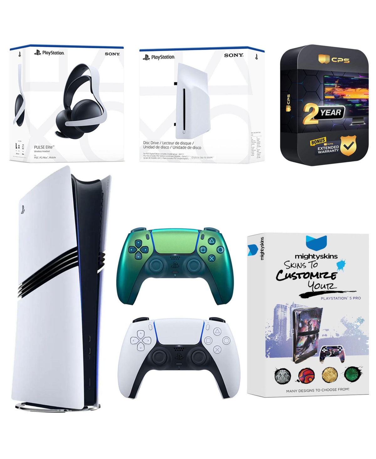 Click here for Sony PlayStation 5 Pro Digital Bundle with Disc Dr... prices