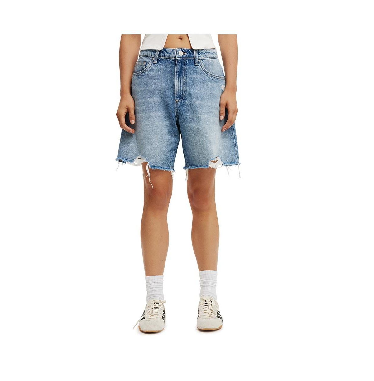 Click here for Cotton On Womens Relaxed Denim Short - Saltwater b... prices