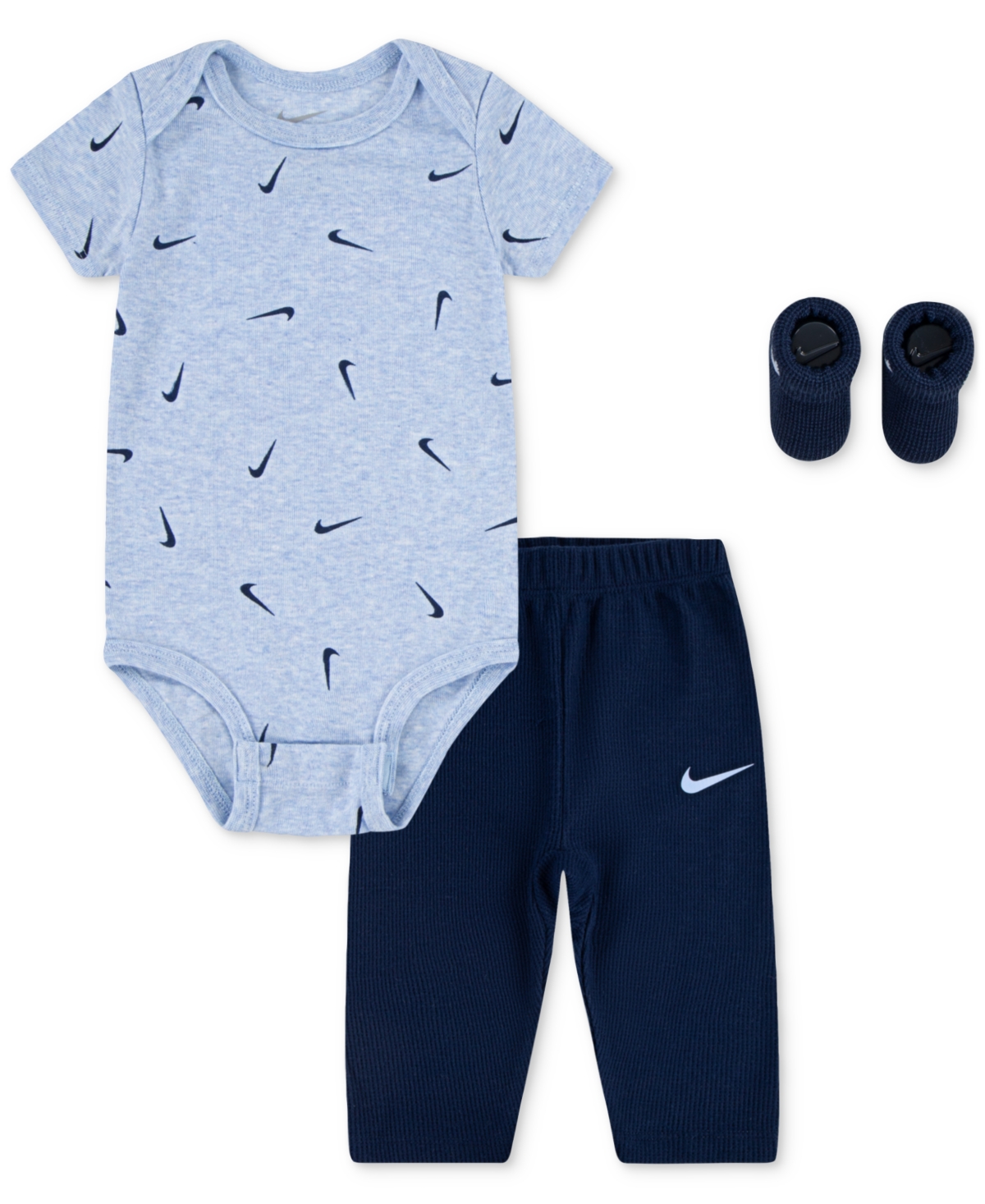 Click here for Nike Baby Boy Bodysuit  Waffle Pants & Socks  3 Pi... prices