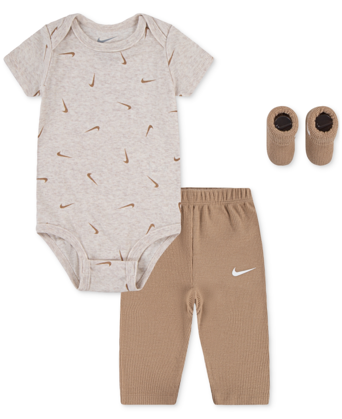 Click here for Nike Baby Boy Bodysuit  Waffle Pants & Socks  3 Pi... prices