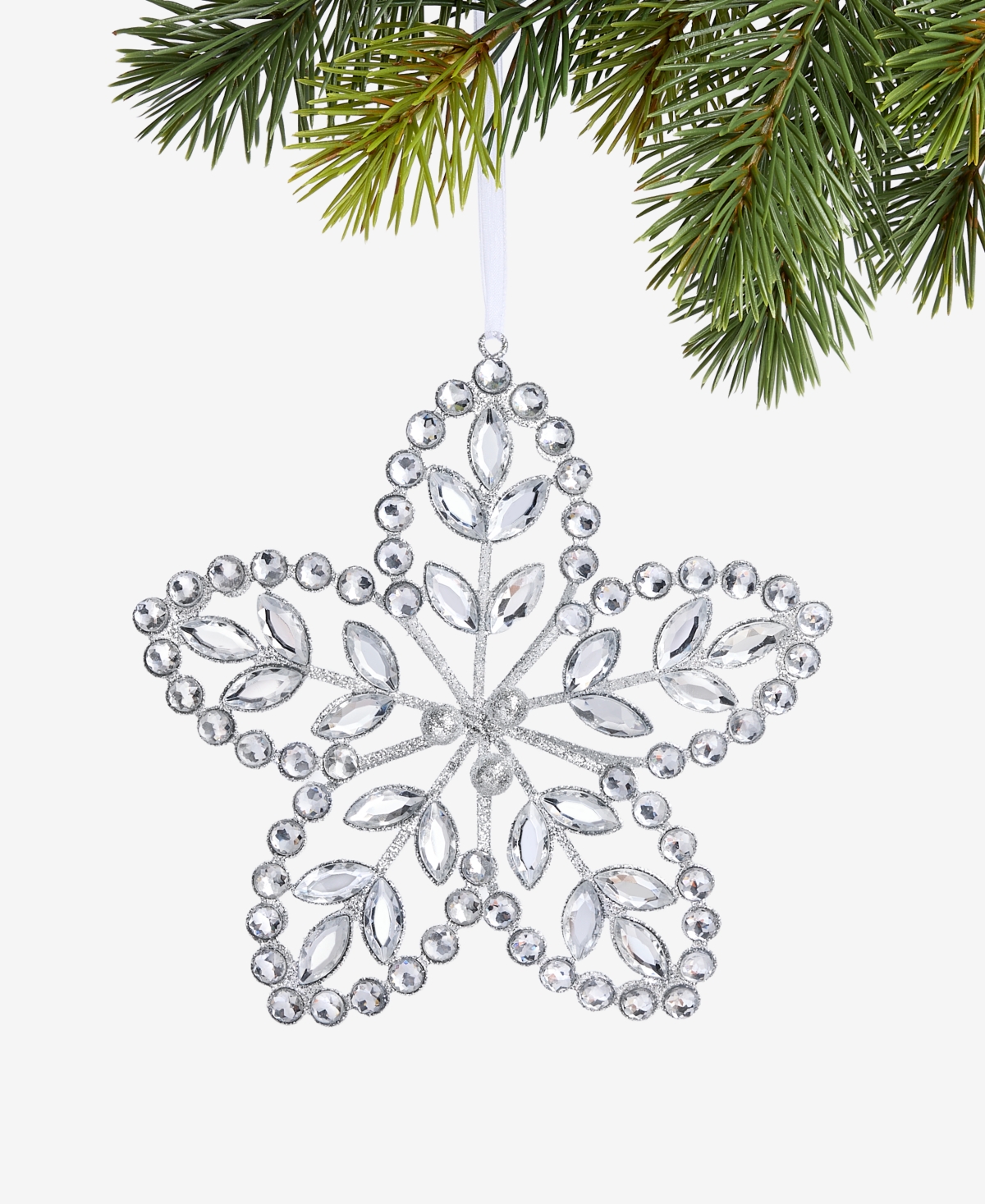 Click here for Holiday Lane Jeweled Classics Gem Star Ornament  M... prices