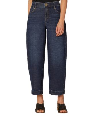 Democracy Women's AbSolution Skyrise Relaxed Barrel-Leg Jeans - Macy's