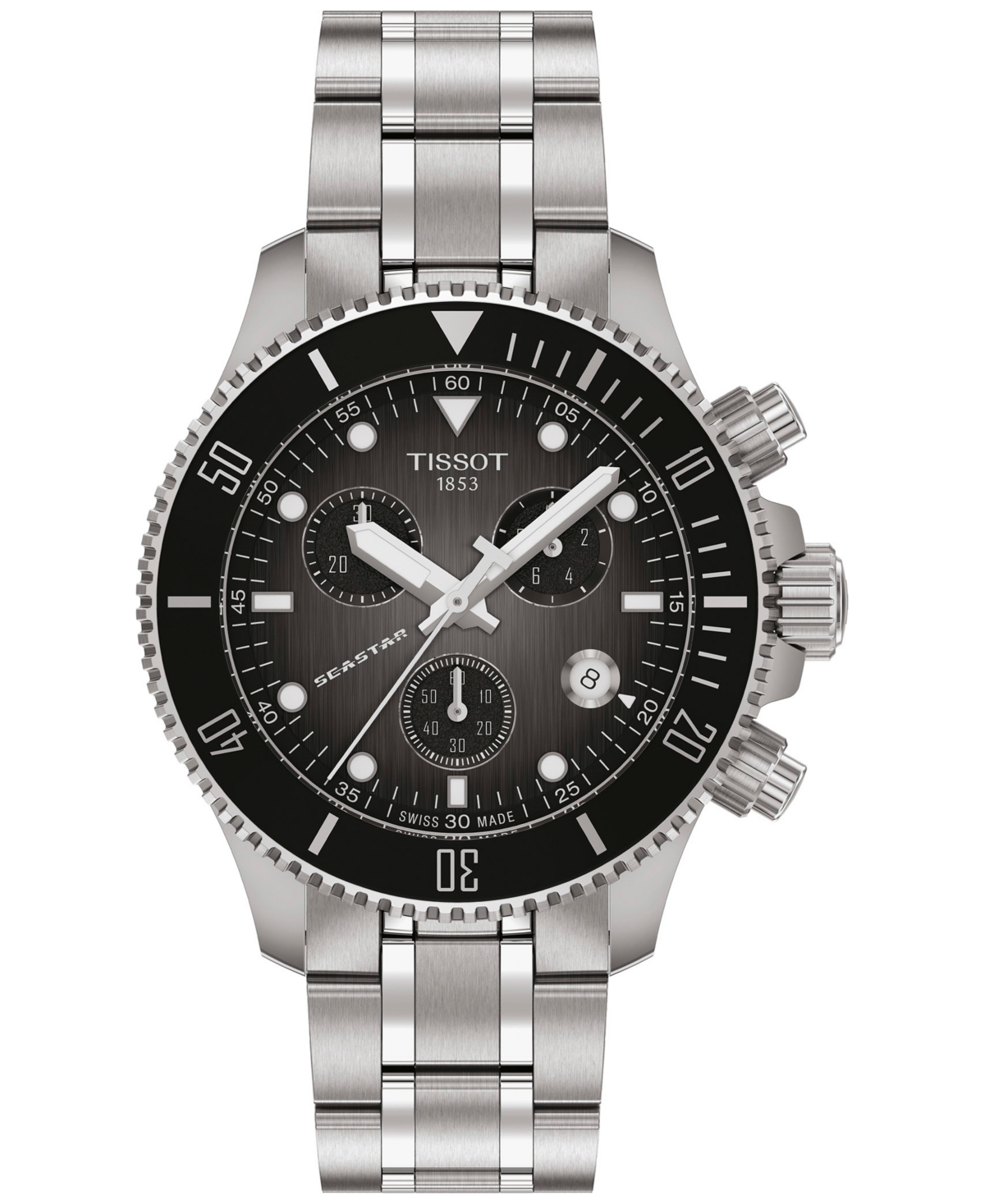 Click here for Tissot Mens Swiss Chronograph Seastar 1000 Stainle... prices