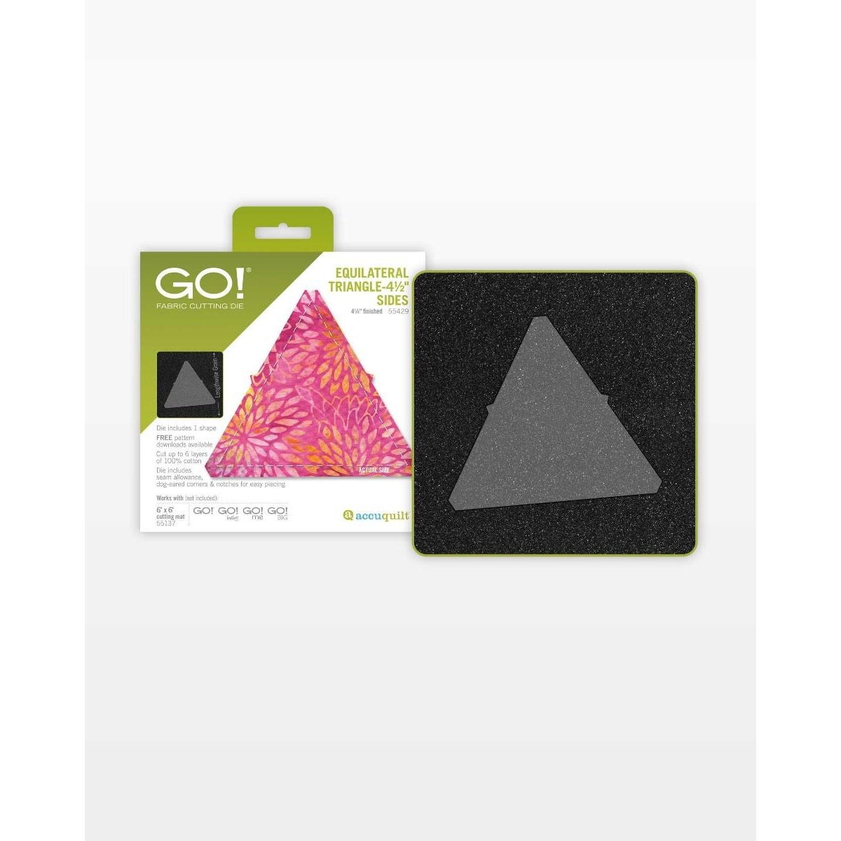 Click here for Accuquilt Go! Equilateral Triangle-4 1/2" Sid... prices