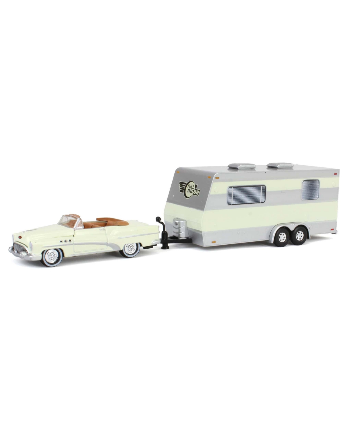 Click here for 1/64 1953 Buick Super with Camper Trailer White  J... prices
