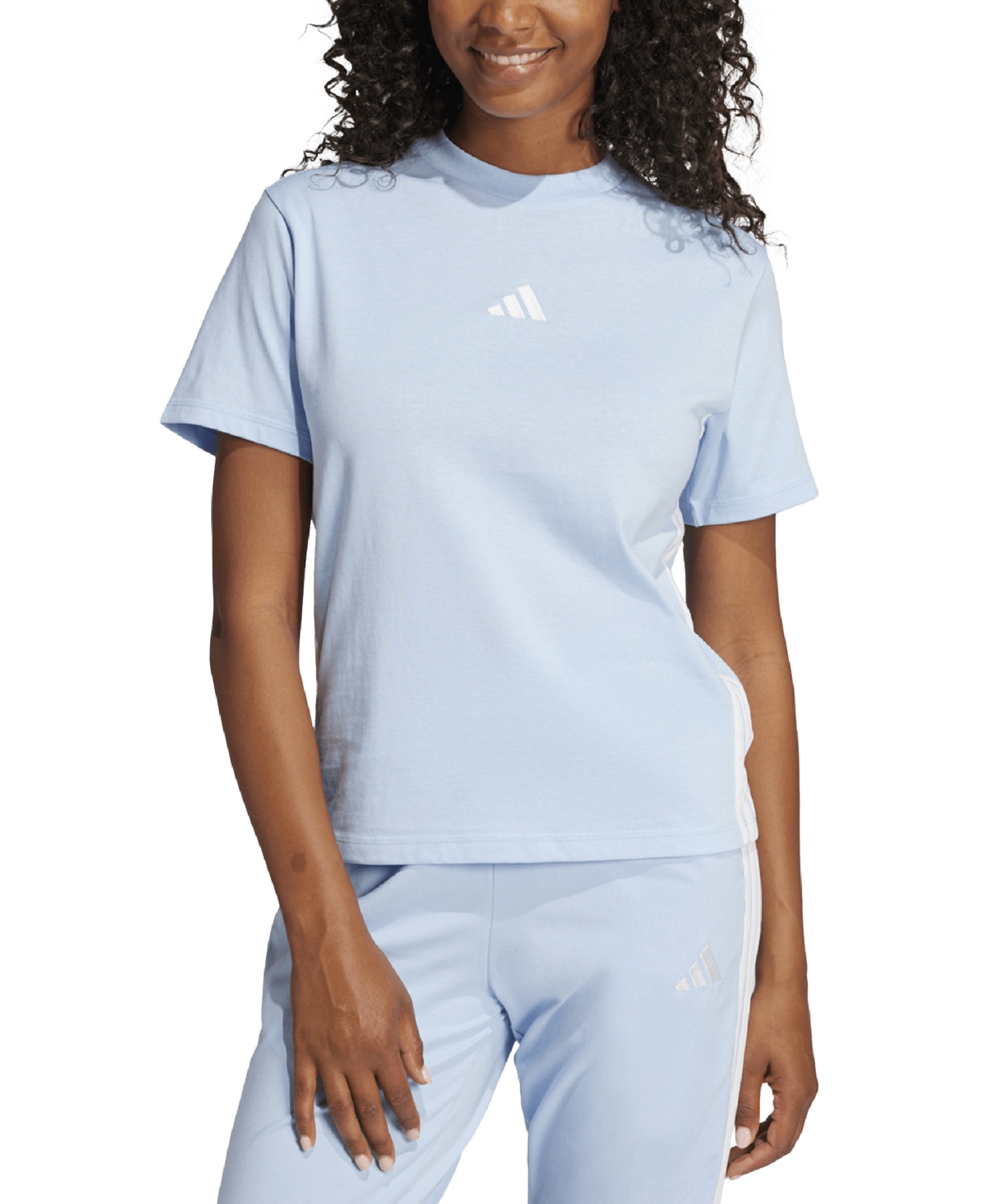 Click here for adidas Womens Essentials 3-Stripes Cotton T-Shirt... prices