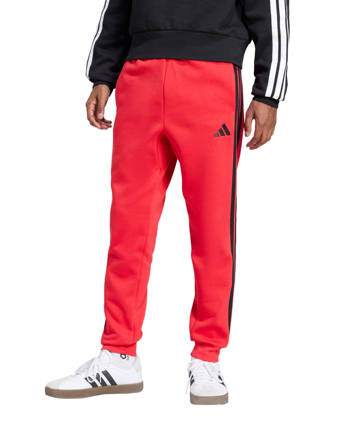 Click here for adidas Mens Essentials Regular-Fit 3-Stripes Fleec... prices