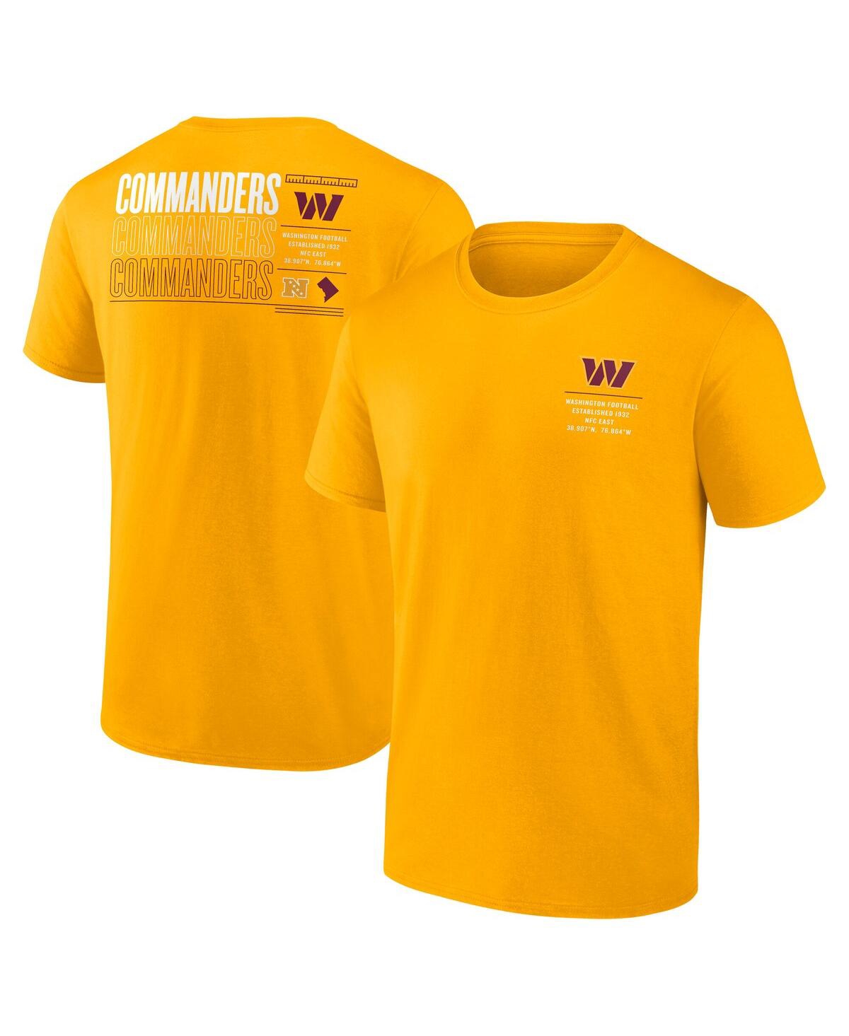 Click here for Fanatics Mens Gold Washington Commanders Repeat St... prices
