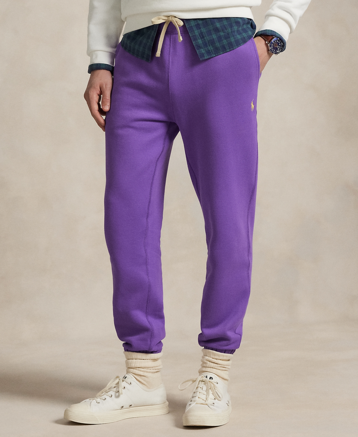 Click here for Polo Ralph Lauren Mens Cotton-Blend-Fleece Pants -... prices