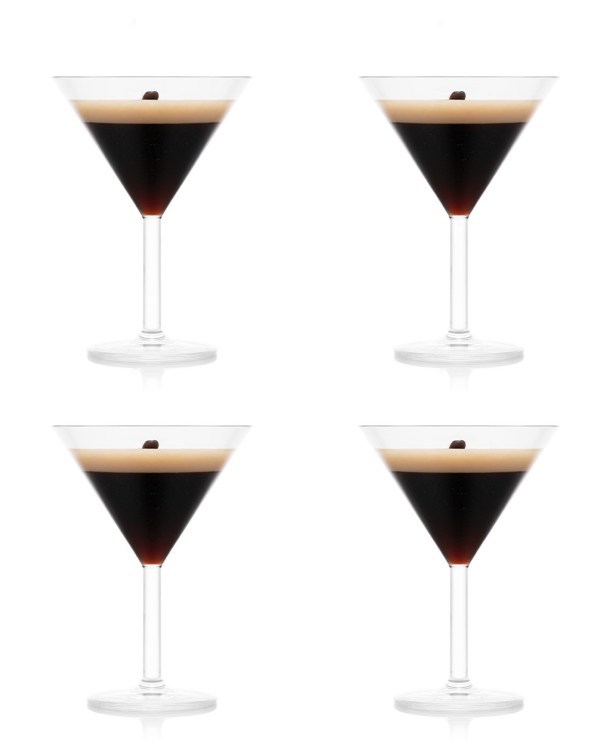 Click here for Bodum Oktett Martini Glasses  Set of 4 - Clear prices