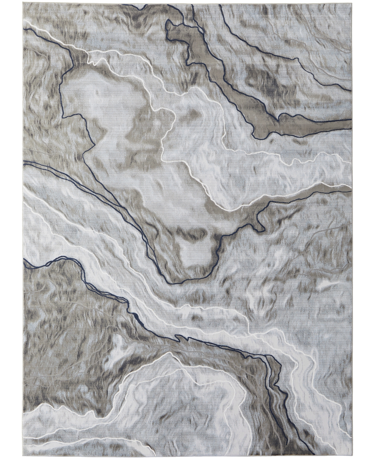Click here for Feizy Gaspar 39KUF 52x72 Area Rug - Taupe  Gray prices