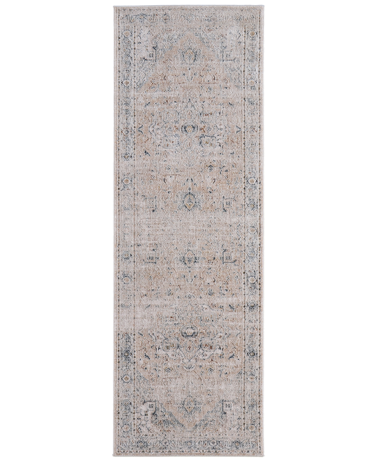 Click here for Feizy Pasha 39M5F 26x73 Runner Area Rug - Ivory  B... prices