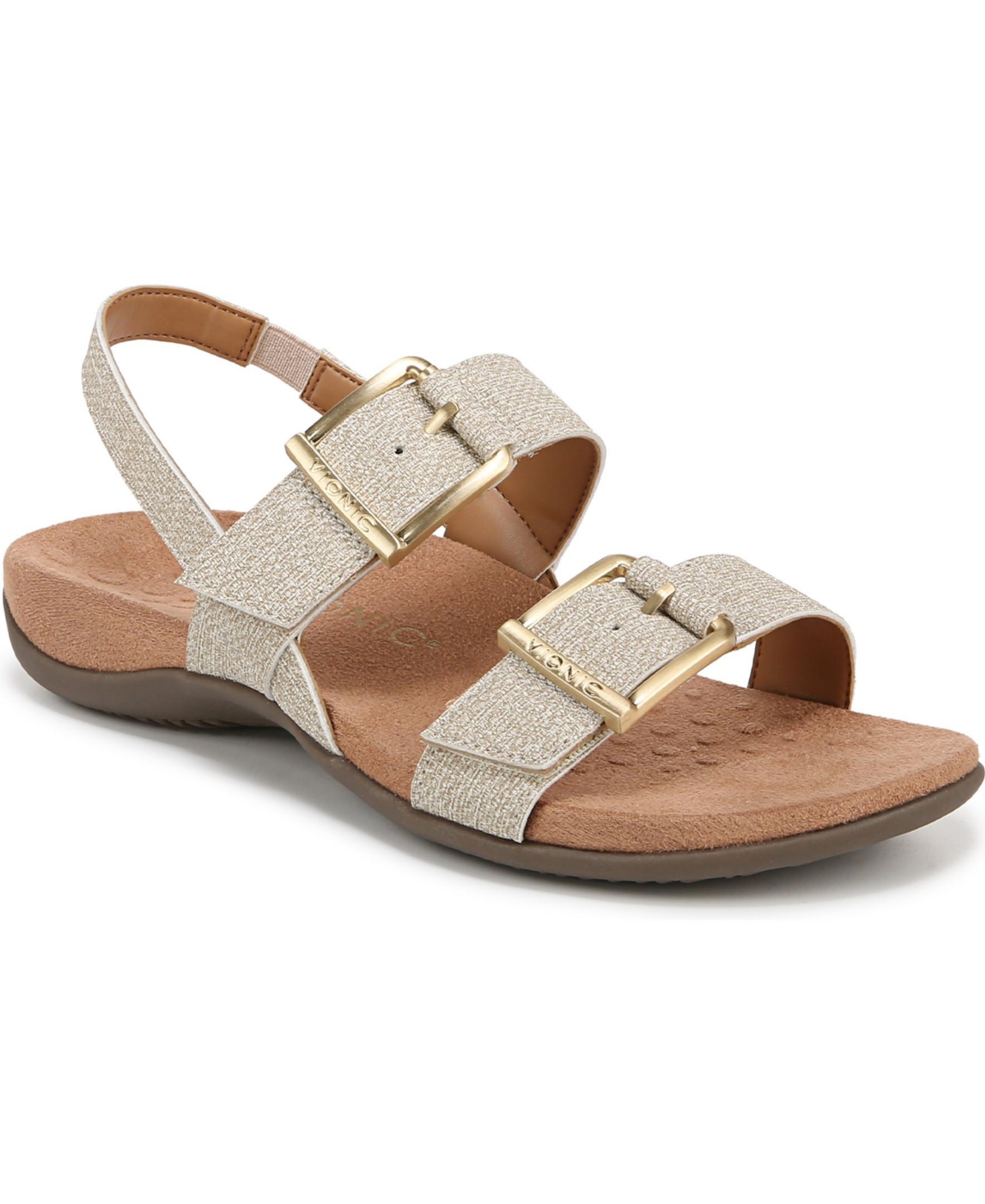 Click here for Vionic Womens Reese Slingback Sandals - Oatmeal be... prices