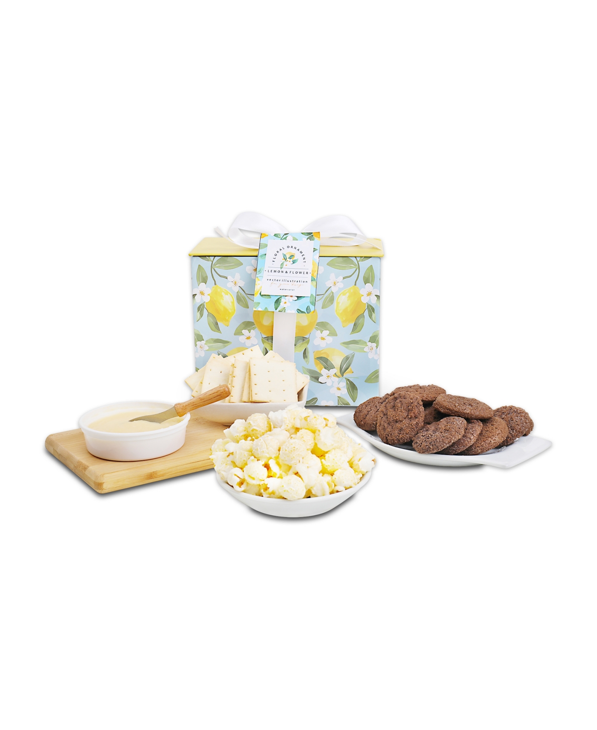 Click here for Alder Creek Gift Baskets Lemon Blooms Gift Box  5... prices