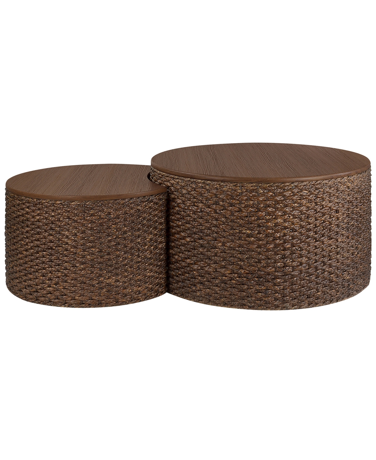 Click here for Gallerie Decor 2-Pc. Saxony Rattan Nesting Coffee... prices