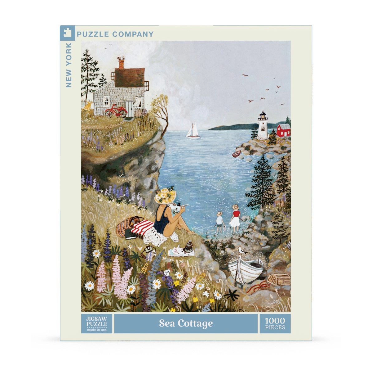 Click here for New York Puzzle Company Sea Cottage 1000 Piece Puz... prices