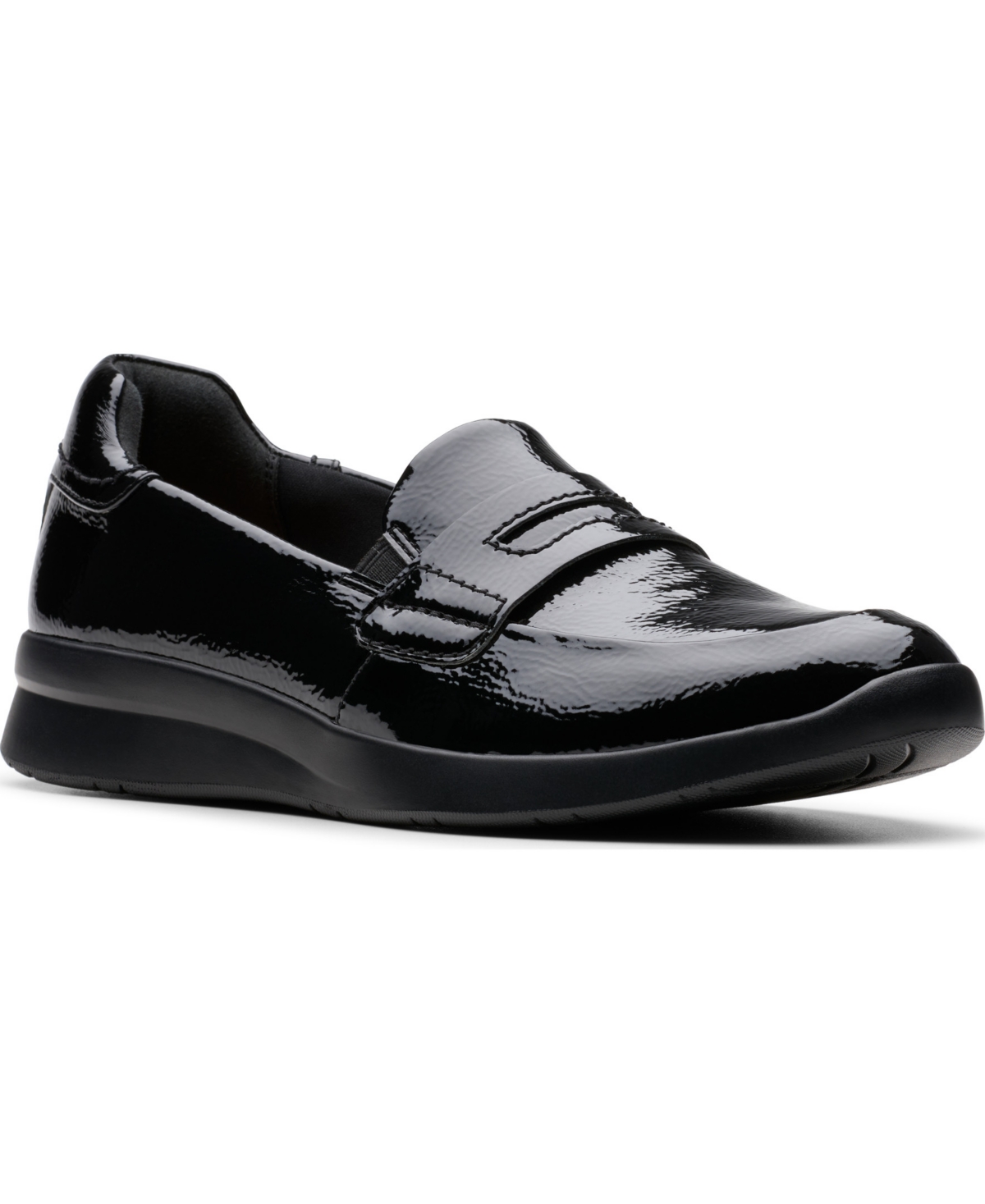 Click here for Clarks Womens Collection Ellowyn Penny Shoes - Bla... prices