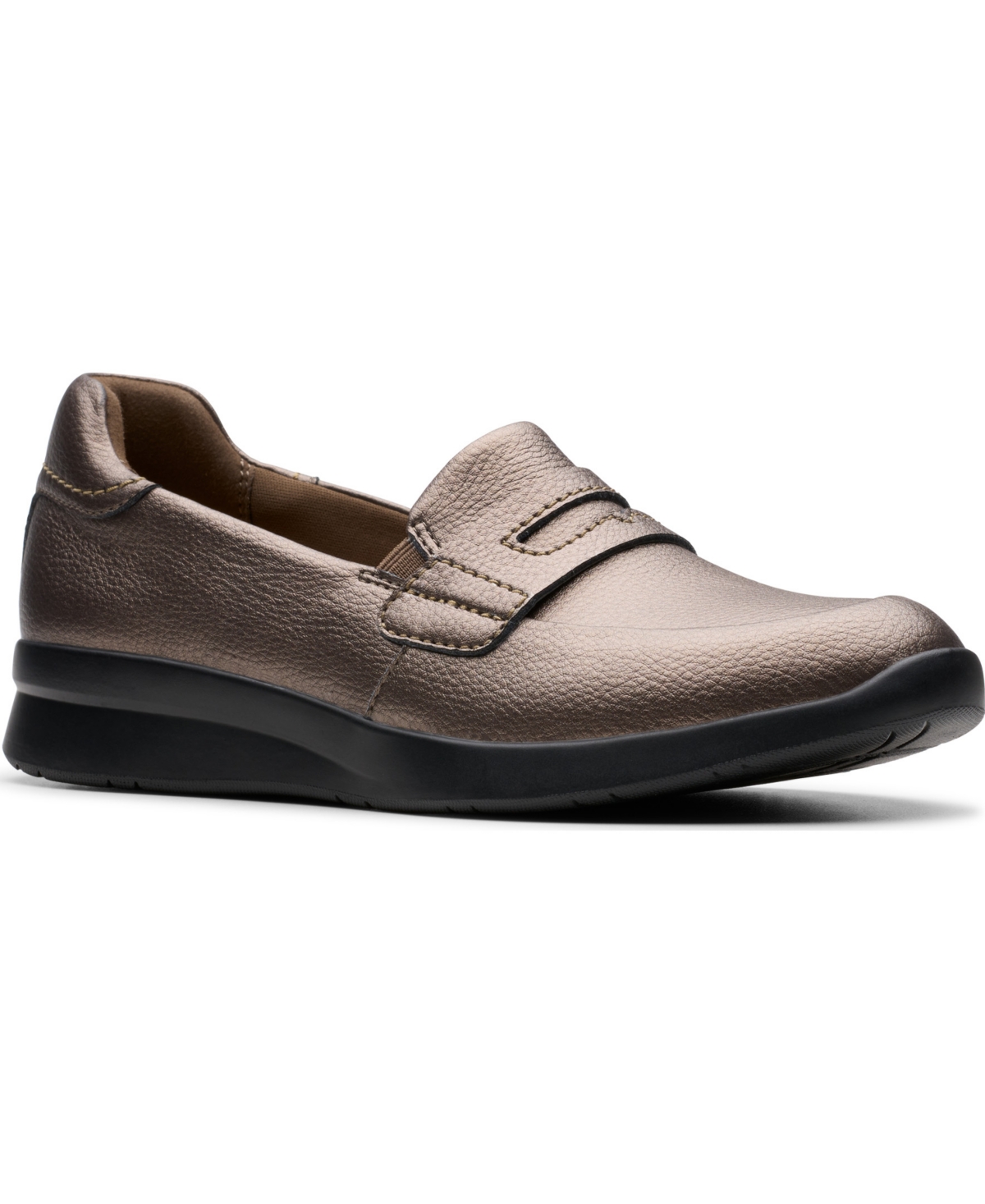 Click here for Clarks Womens Collection Ellowyn Penny Shoes - Bro... prices