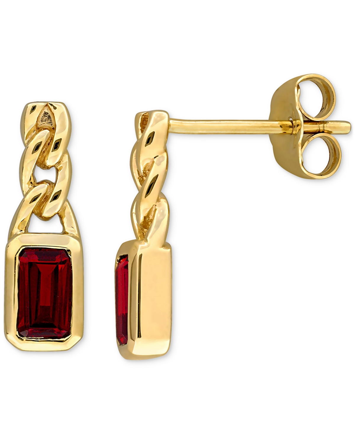 Click here for Gemstone Drop Earrings (5/8 ct. t.w.) in 14k Yello... prices
