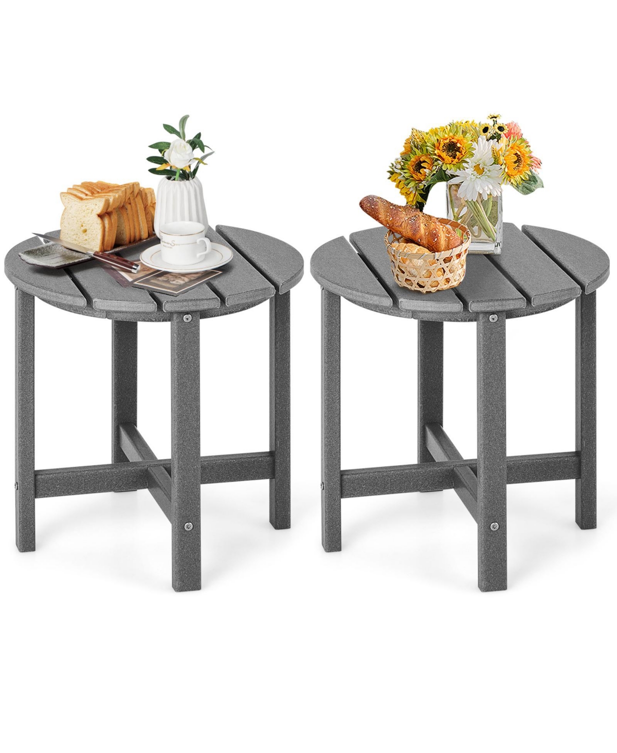Click here for Gouun Set of 2 18 Inch Round Weather-Resistant Adi... prices