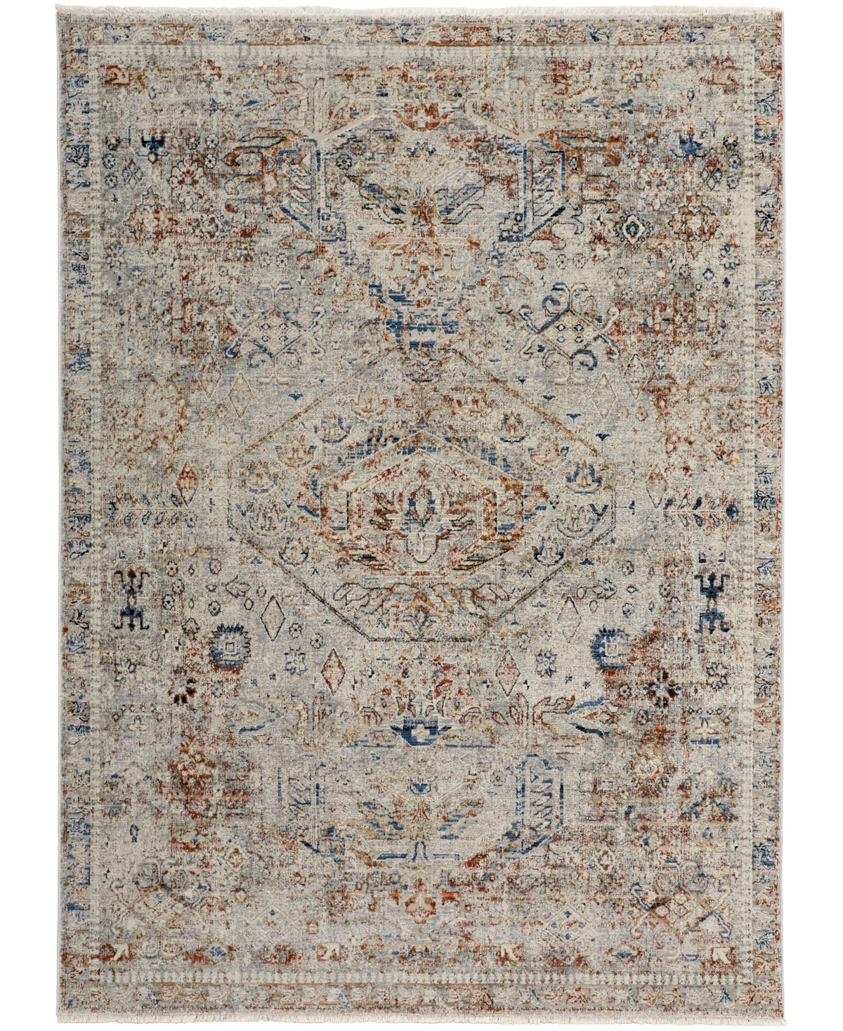 Click here for Feizy Kaia 39GJF 3x5 Area Rug - Tan  Orange prices