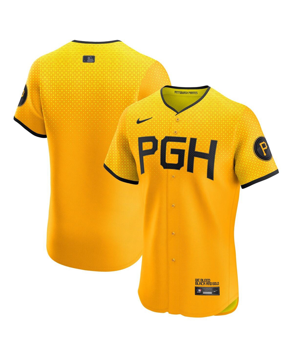 Click here for Nike Mens Gold Pittsburgh Pirates City Connect Eli... prices