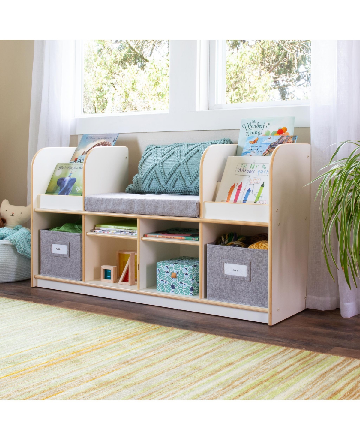 Click here for Guidecraft EdQ Reading Nook - Natural: Childrens W... prices