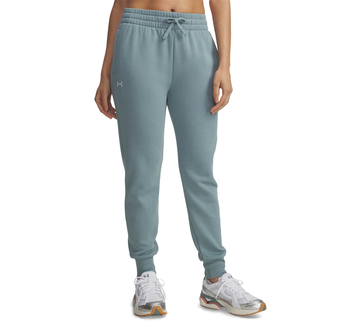 Click here for Under Armour Womens Rival Fleece Joggers - Serpent... prices