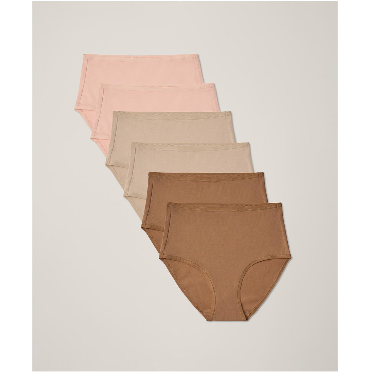Click here for Pact Organic Cotton Everyday High Rise Brief 6-Pac... prices