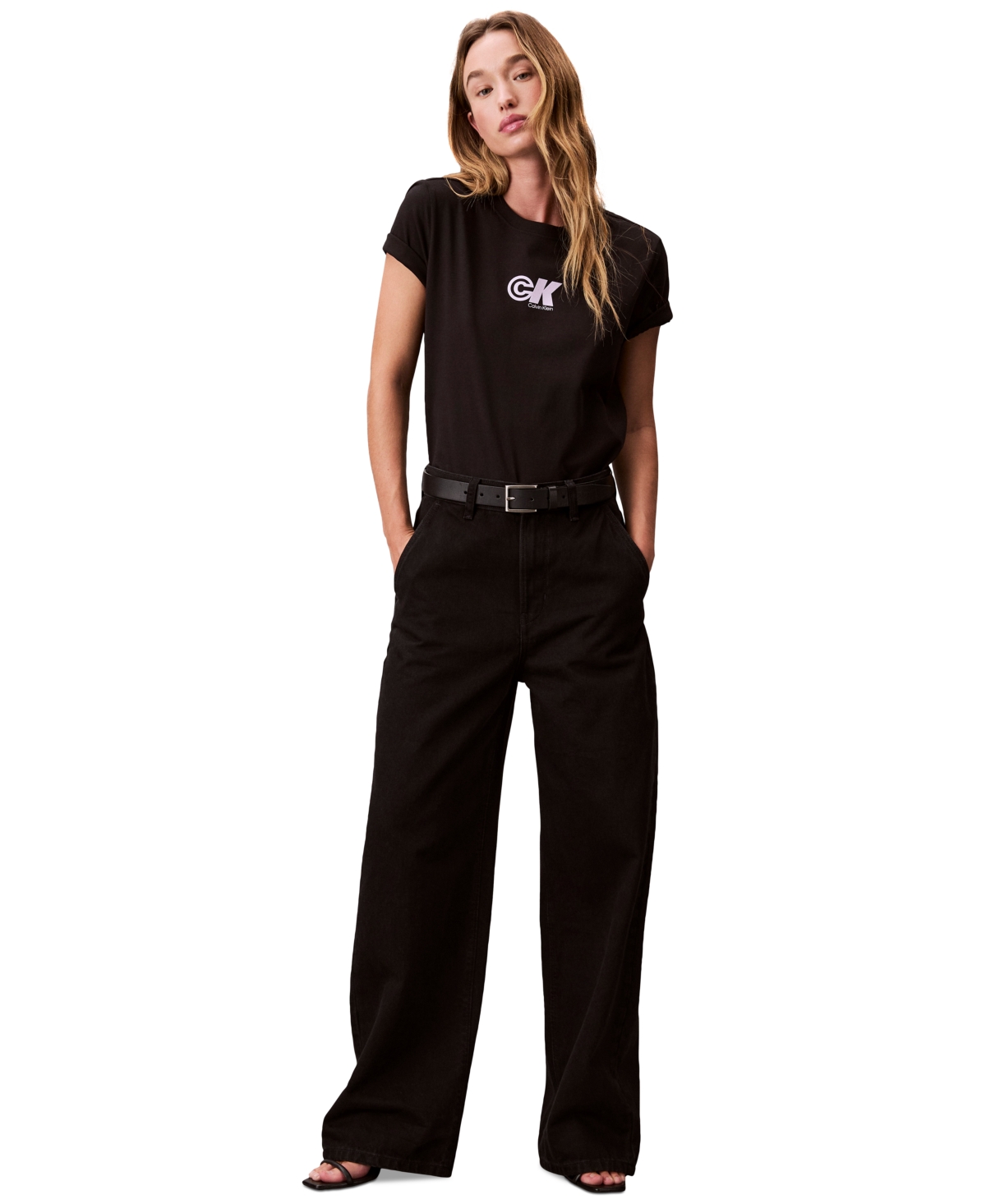 Click here for Calvin Klein Jeans Womens Cotton Archive Logo T-Sh... prices