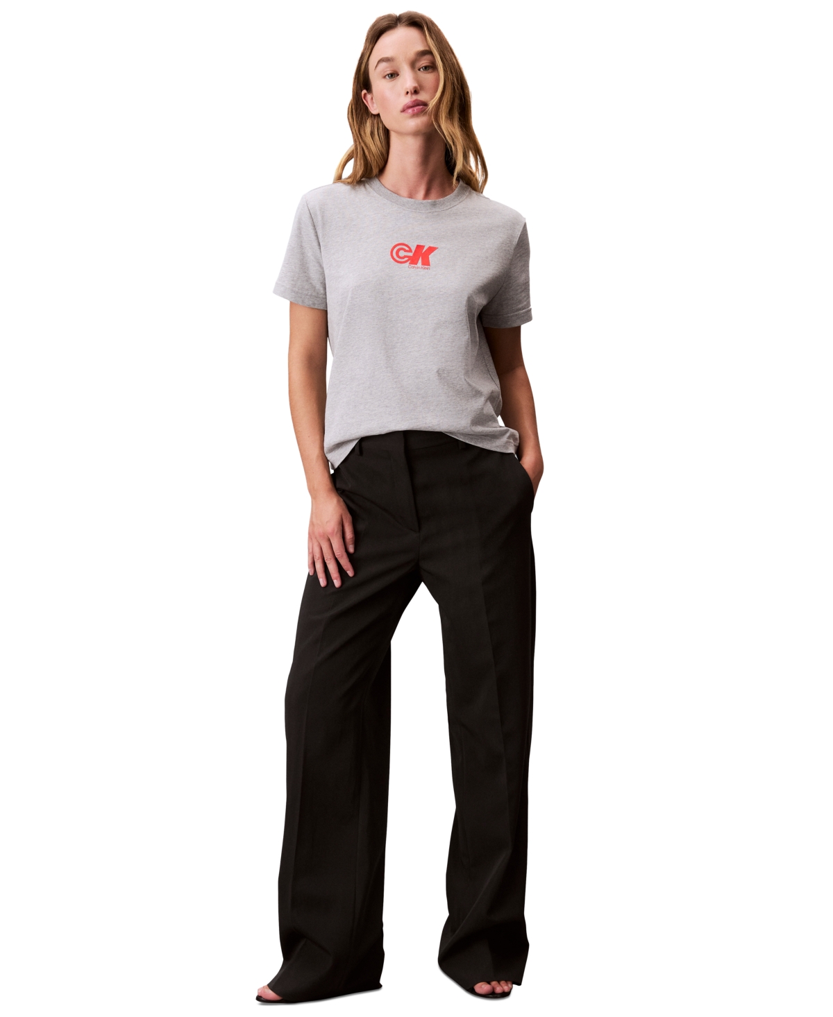 Click here for Calvin Klein Jeans Womens Cotton Archive Logo T-Sh... prices