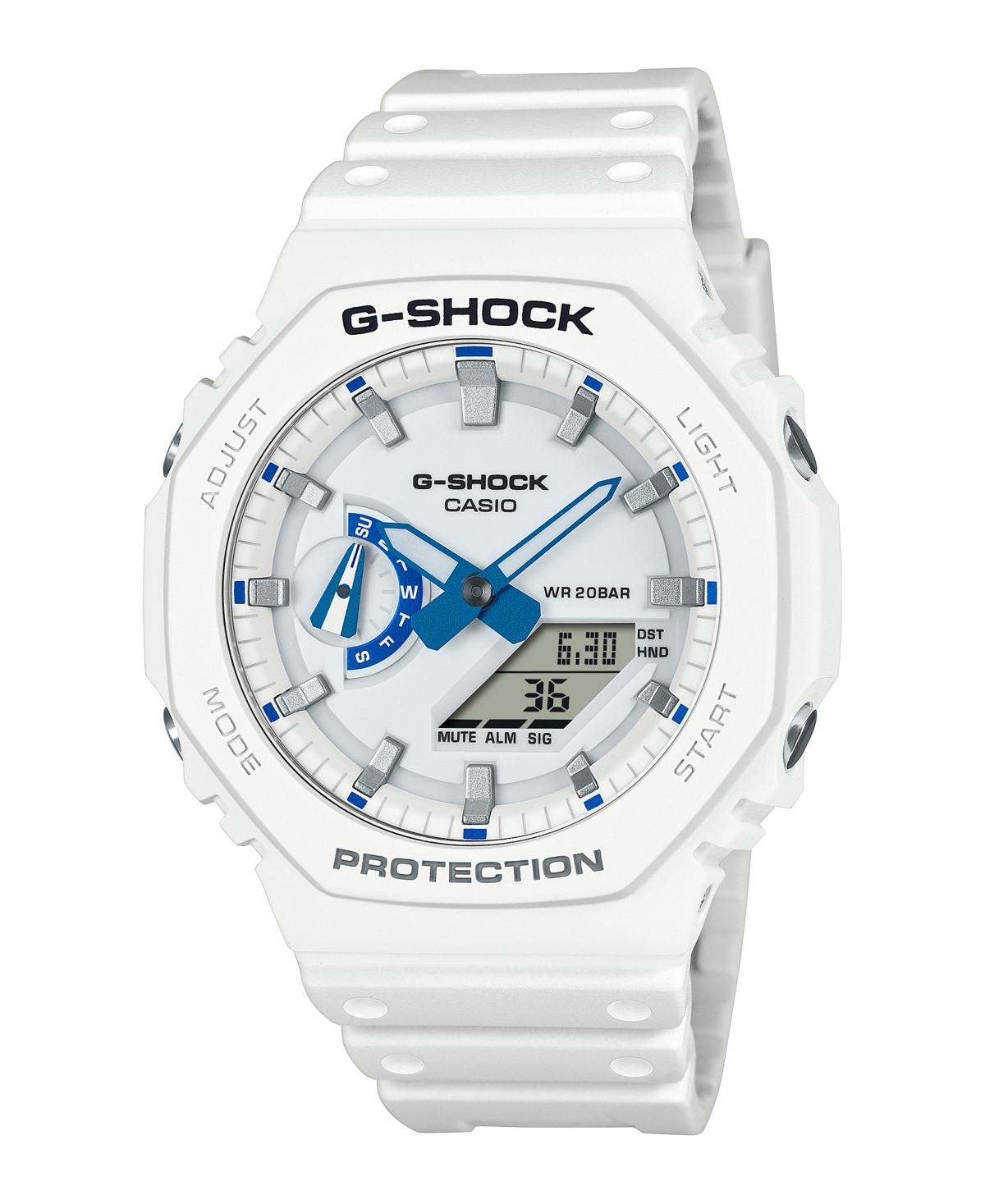 Click here for G-Shock Mens White Resin Watch  45.4mm - White prices