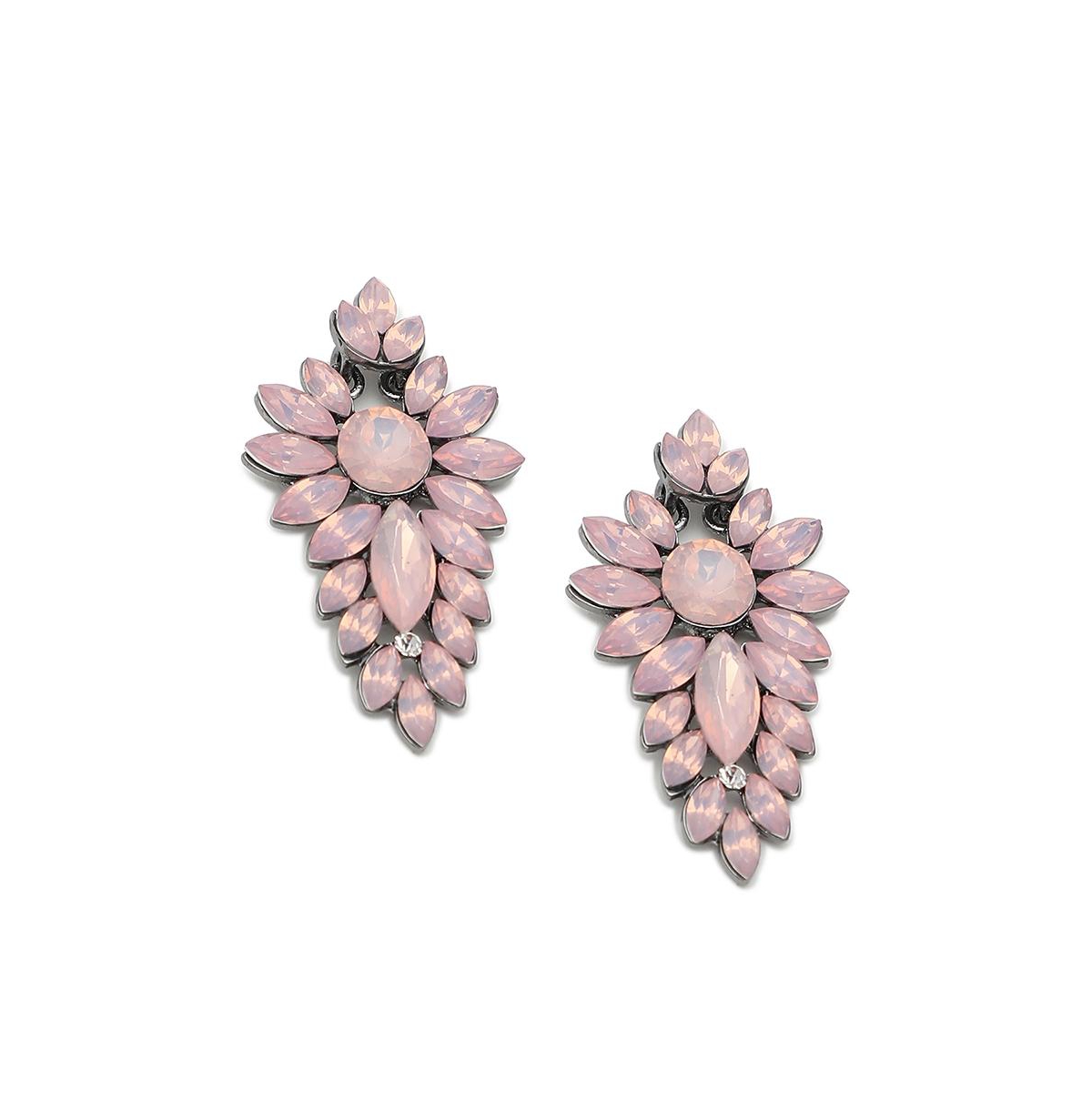 Click here for Sohi Party Stone Drop Earrings - Pink prices