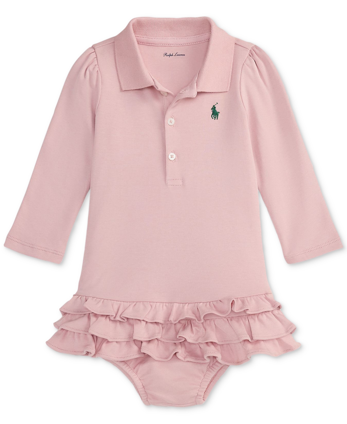 Click here for Polo Ralph Lauren Baby Girls Ruffled Polo Dress -... prices