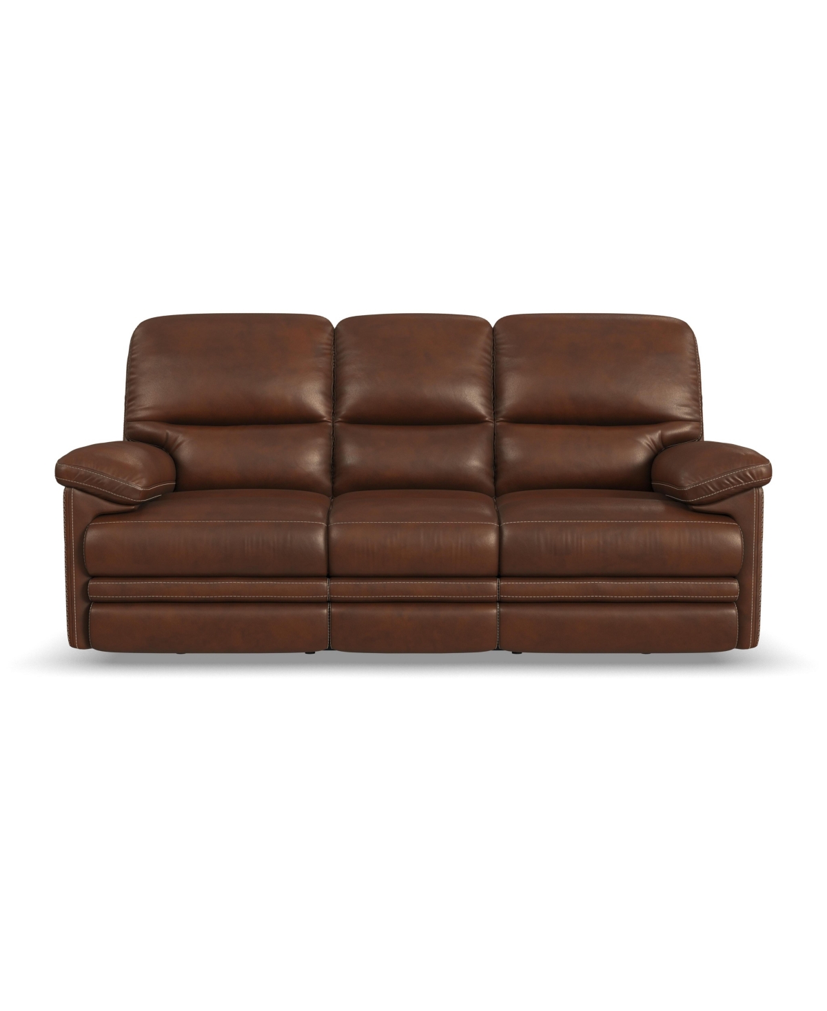 Click here for Flexsteel David 85 Pecan Leather Power Reclining S... prices