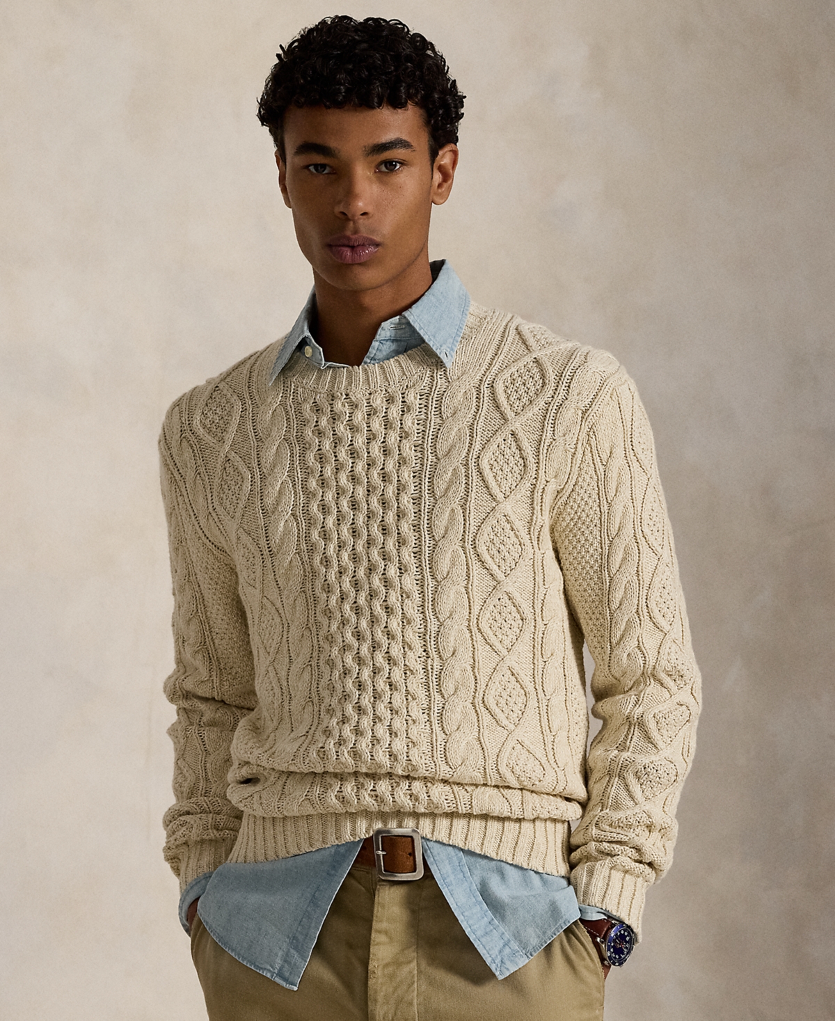 Click here for Polo Ralph Lauren Mens The Iconic Fishermans Sweat... prices