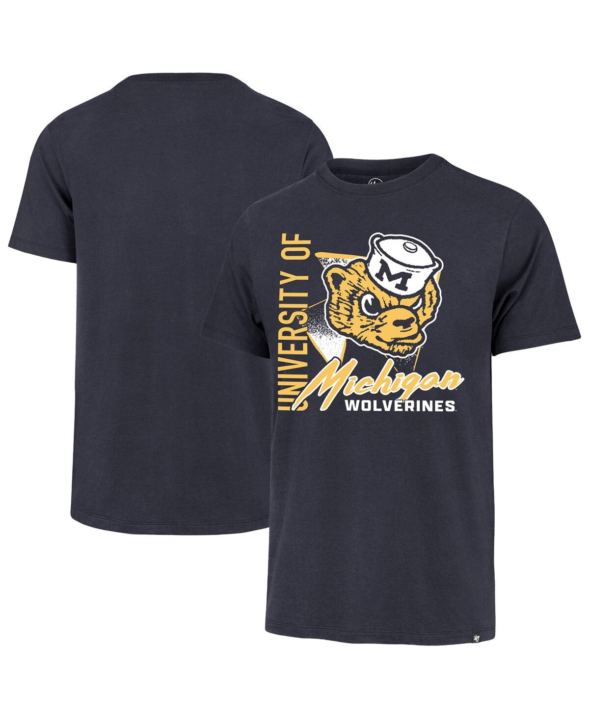 Click here for 47 Brand Mens Navy Michigan Wolverines Side Arm Fr... prices