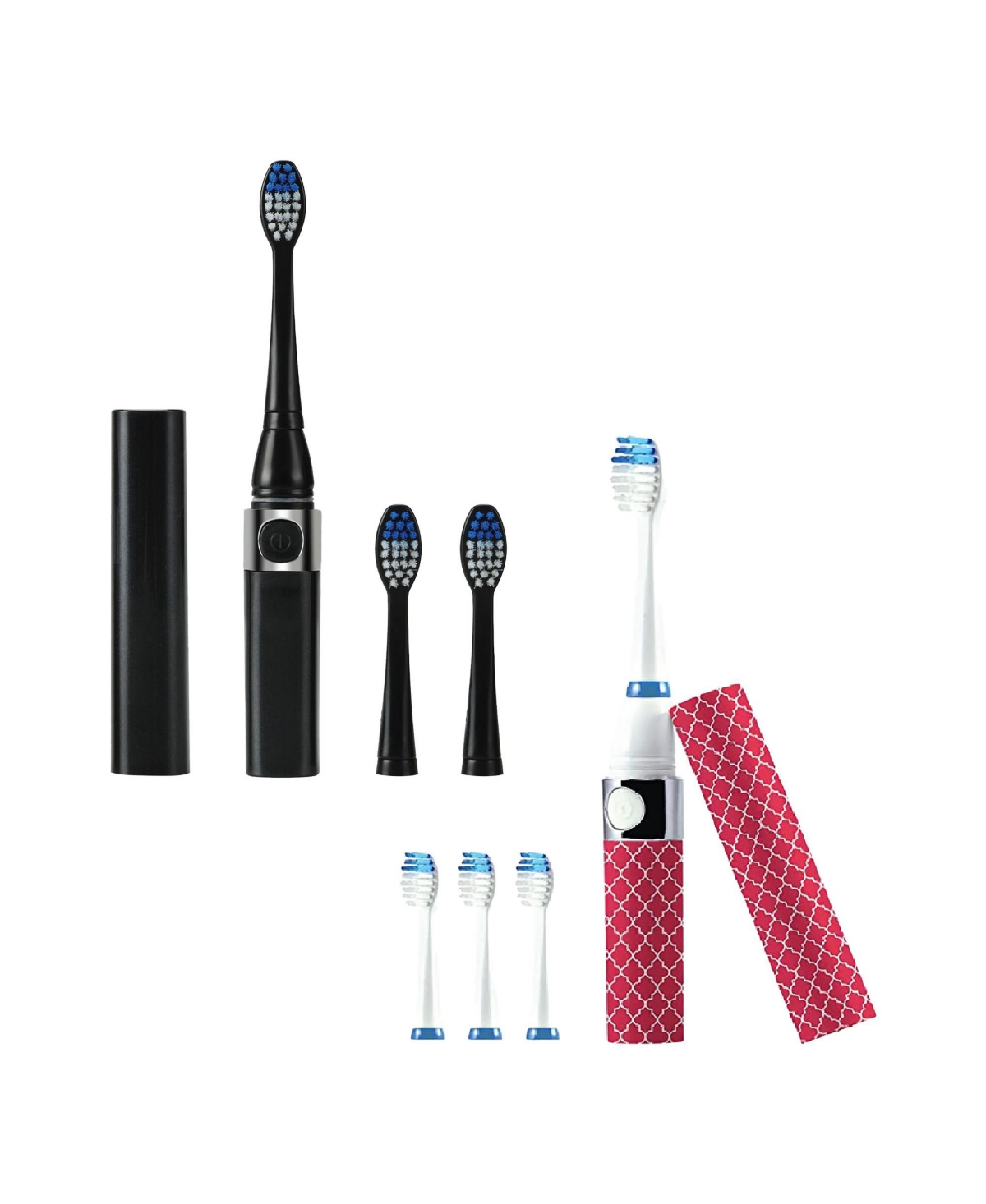 Click here for Pursonic Black & Pink Portable Sonic Toothbrush Bu... prices