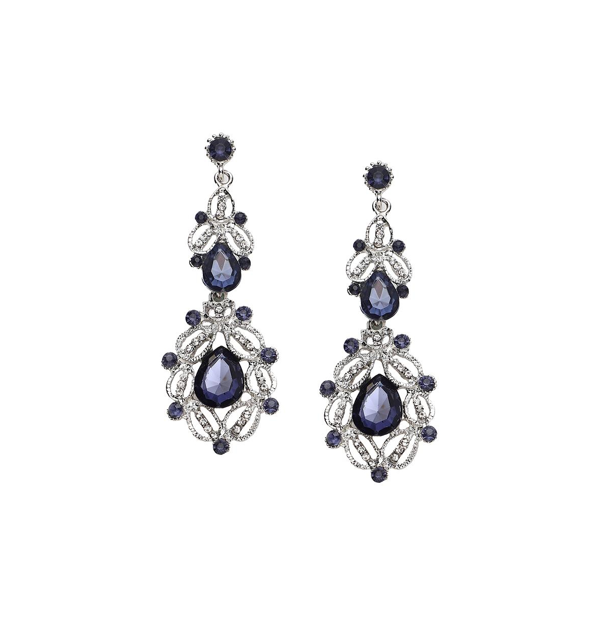 Click here for Sohi Womens Bean Drop Earrings - Blue prices